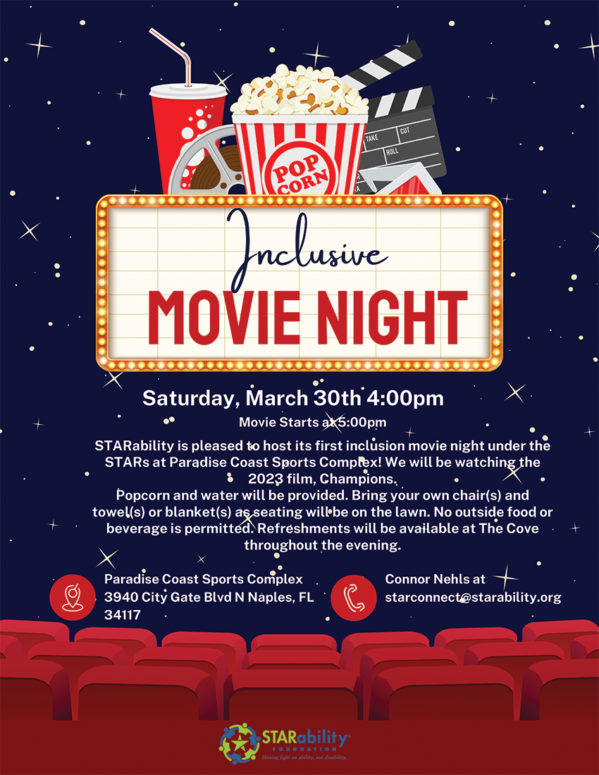 Inclusive Movie Night By Starability - Paradise Coast Sports Complex