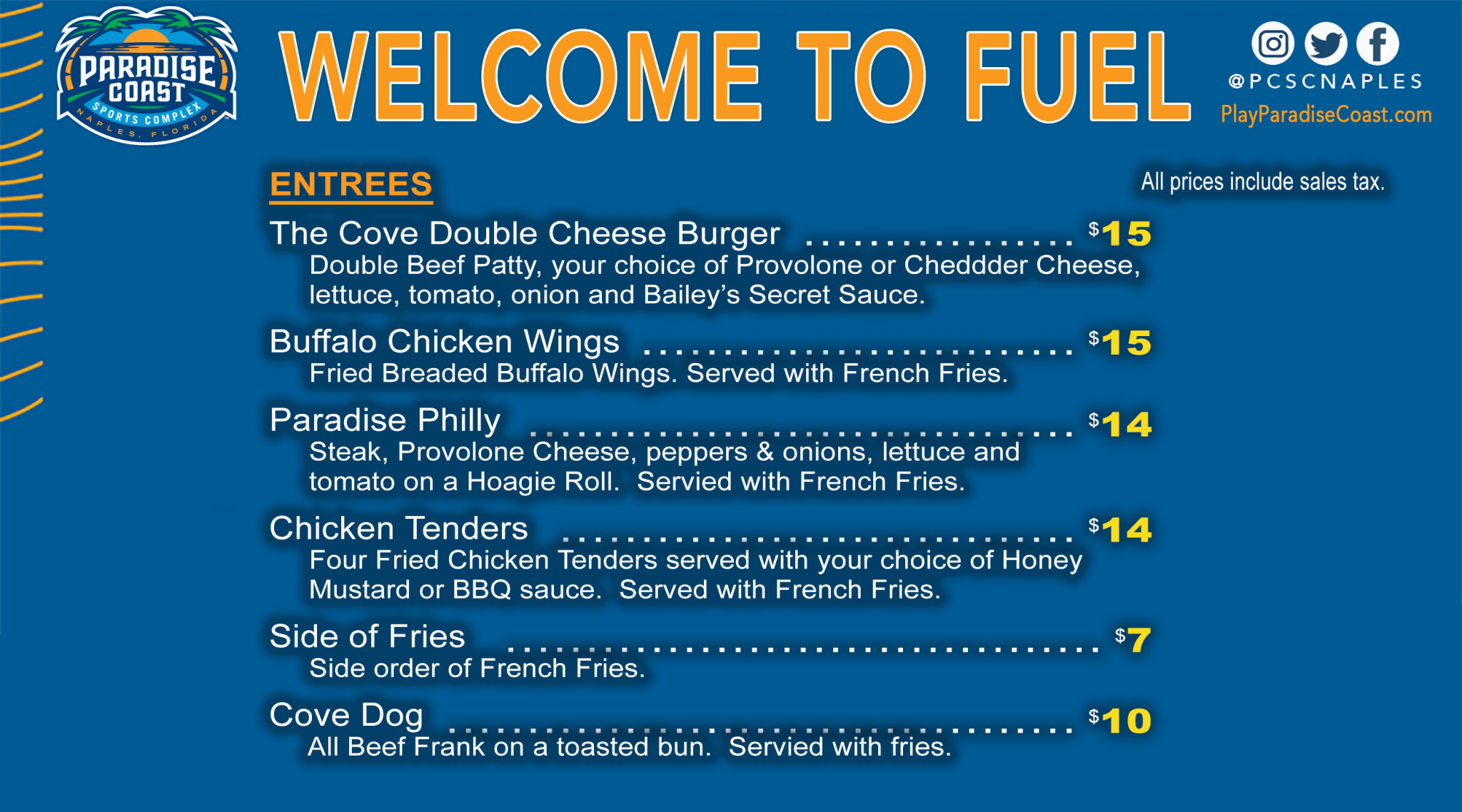 Fuel Food Truck - Paradise Coast Sports Complex